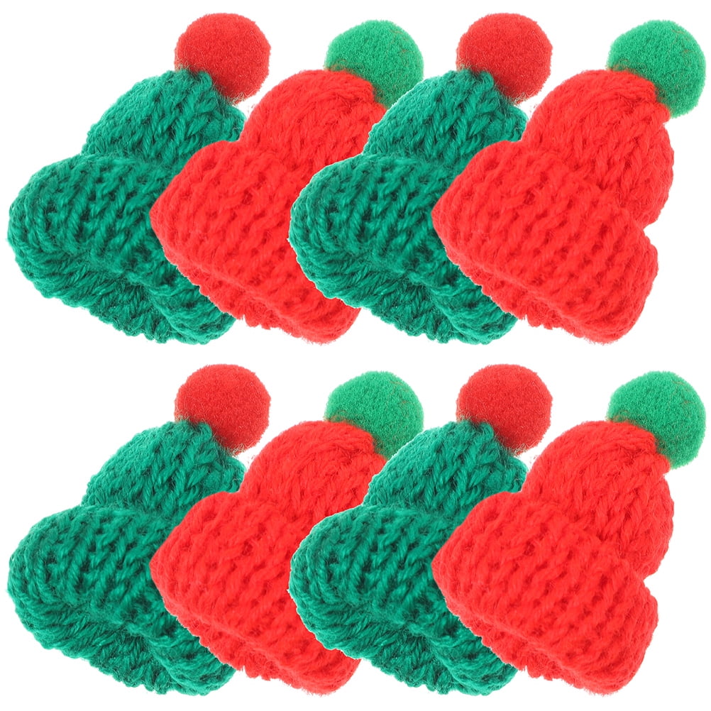 LOLIPPYY 100Pcs Miniature Hat Round Top with Pointed Brim DIY Craft and ...