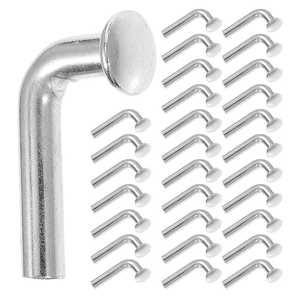 LOLIPPYY 100Pcs Plated Silver Galvanized Pallet Rack Safety Pins with ...