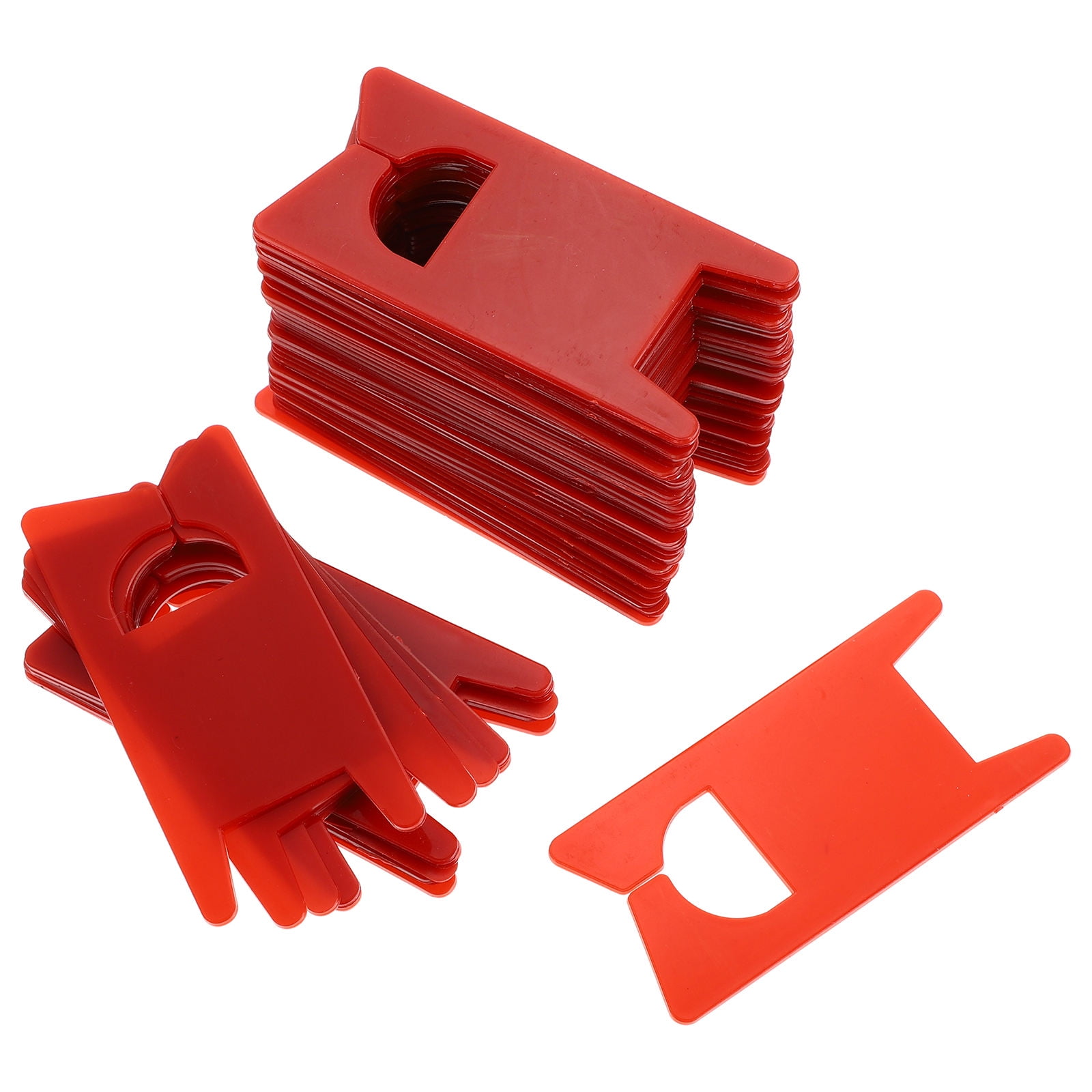LOLIPPYY 100pcs Embroidery Thread Storage Board Plastic Red for DIY ...