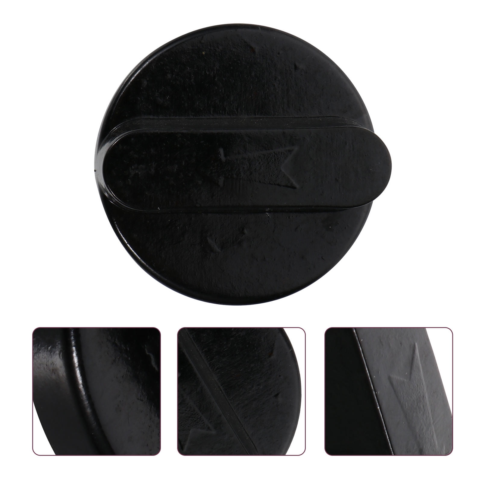 LOLIPPYY 10Pcs Black Gas Stove Control Knobs Plastic Rotary Switches ...