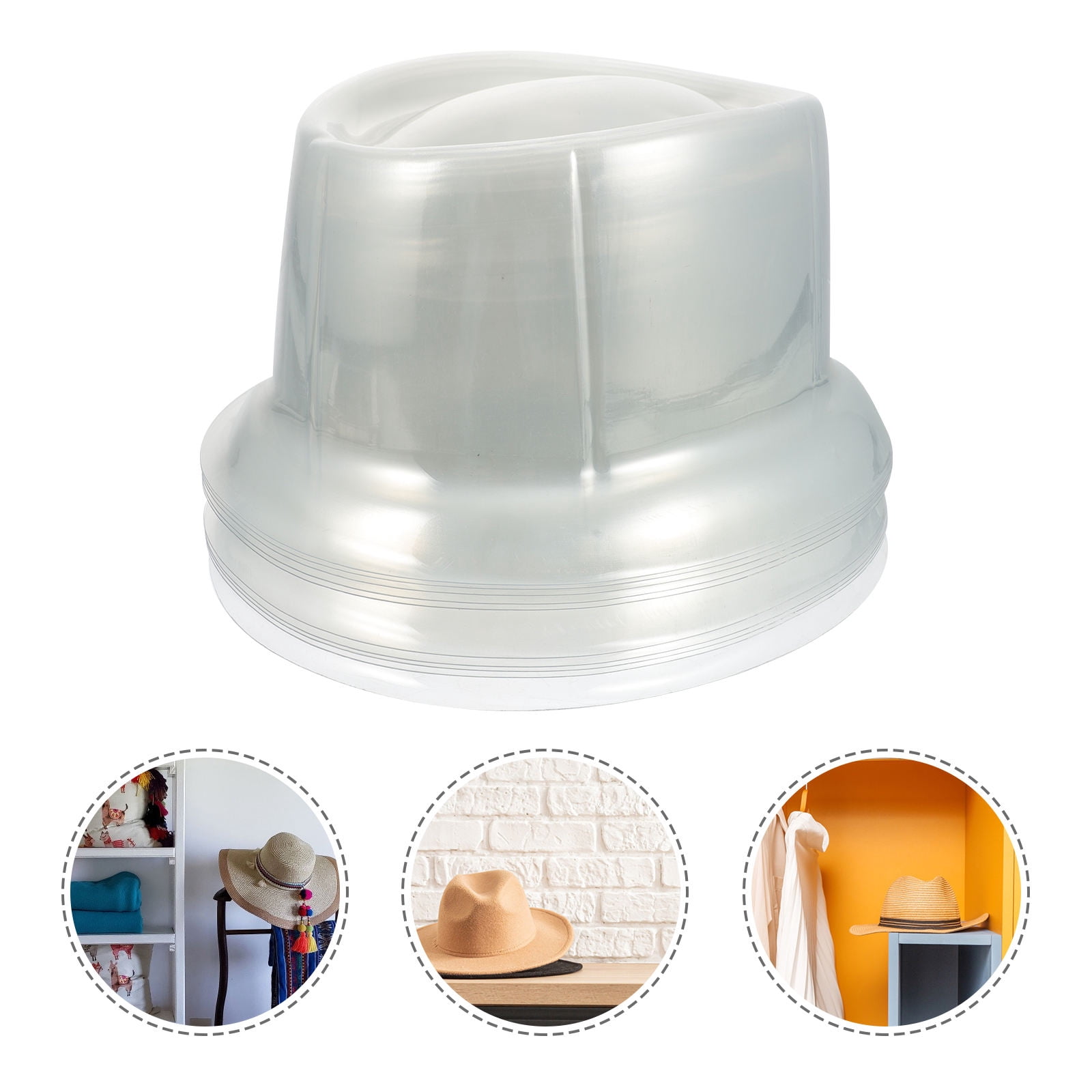 LOLIPPYY 10Pcs Caps Support PVC Hat Supporting for Baseball Cap Owners ...