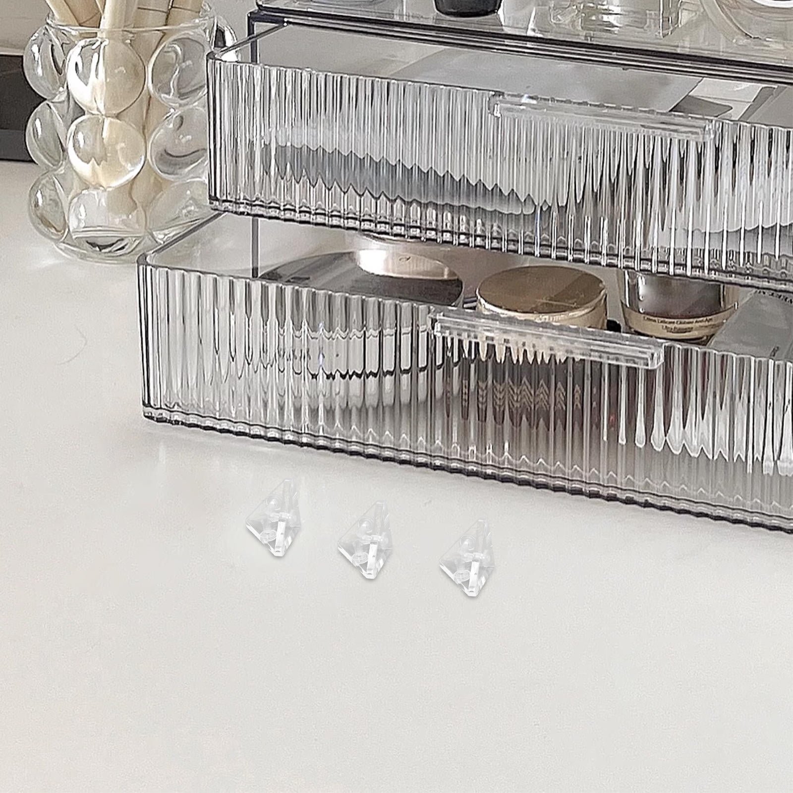 LOLIPPYY 10Pcs Clear Acrylic Angle Brackets for Case with Transparent ...