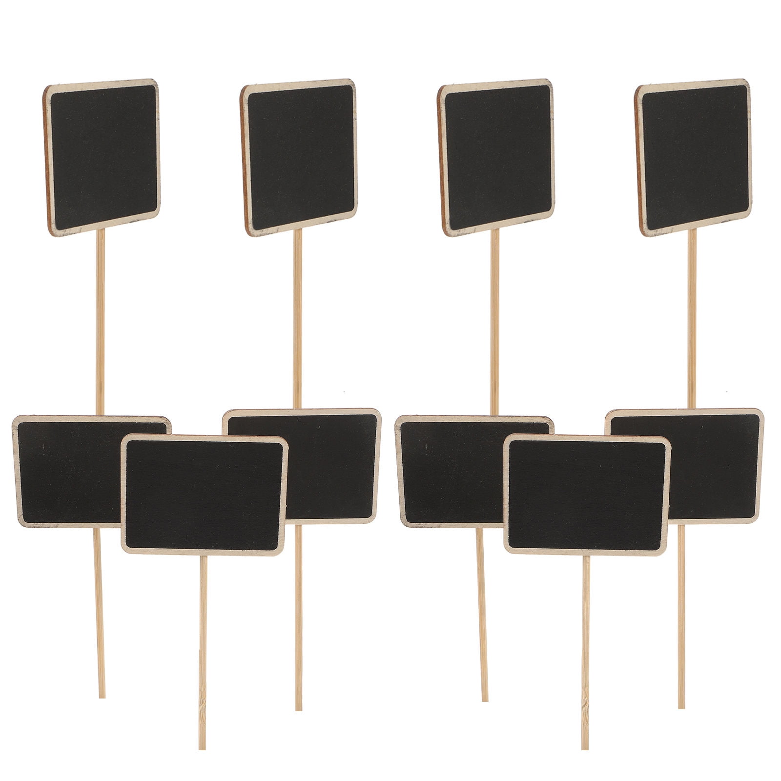 LOLIPPYY 10Pcs Garden Planter Signs for Plant Identification Black ...