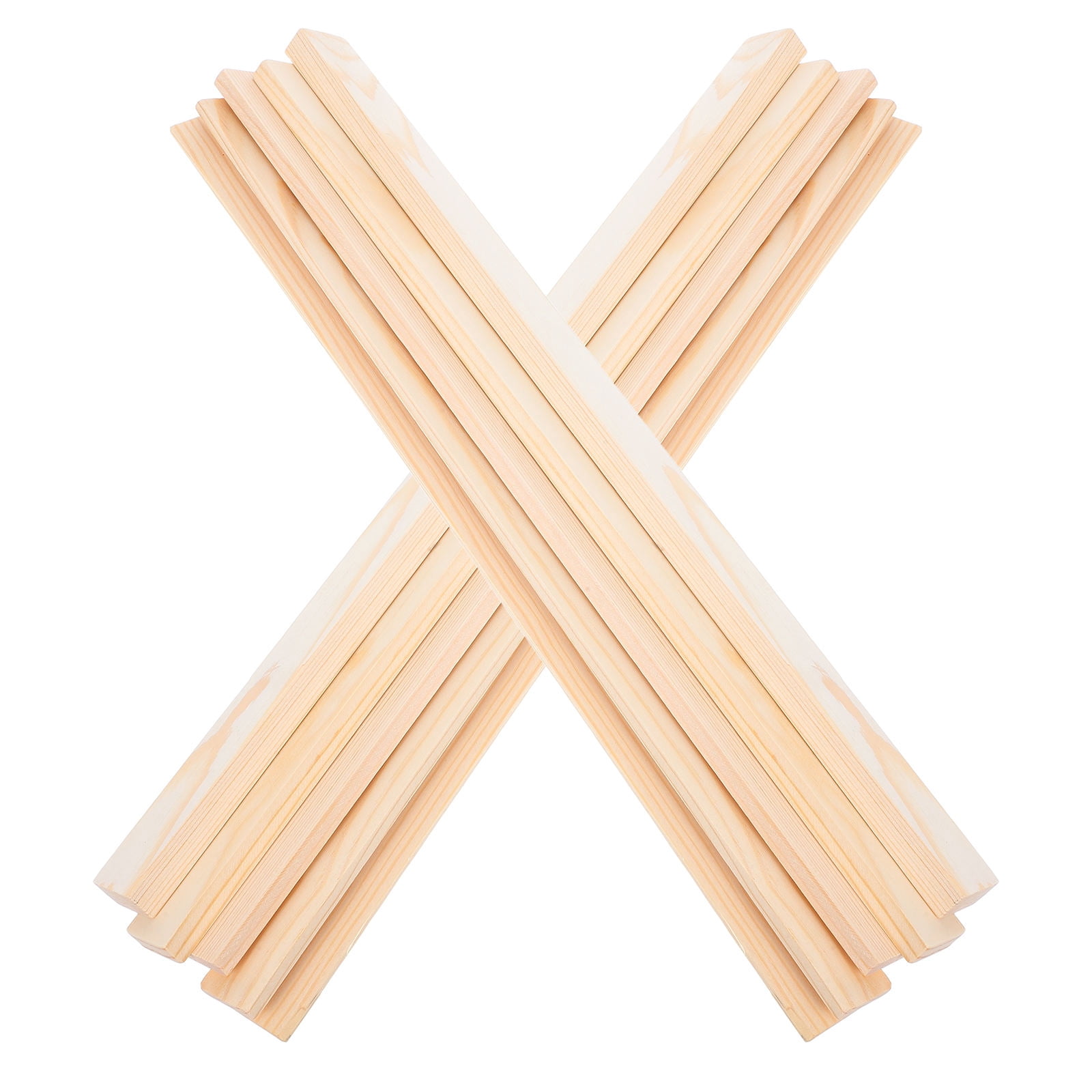 LOLIPPYY 10Pcs Pottery Teaching Rolling Mud Stick Guide Wooden For ...