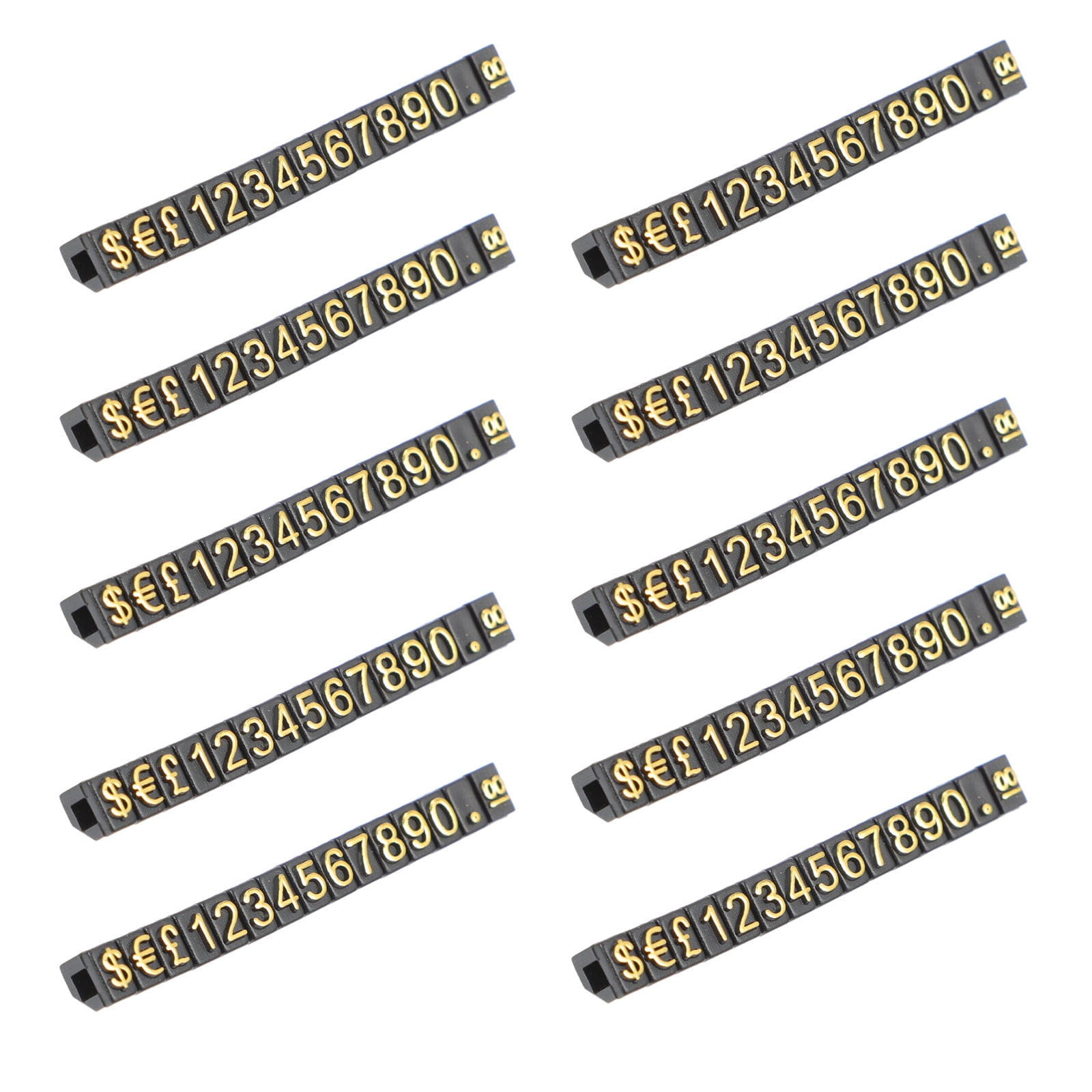 LOLIPPYY 10Pcs Price Display Boards for Shopping Mall with Clear Number ...