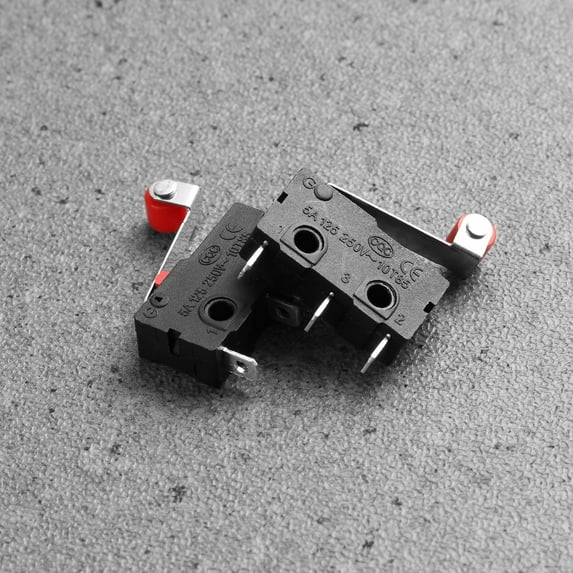 LOLIPPYY 10Pcs Professional Black Micro Switch Roller Lever Arm Spdt ...