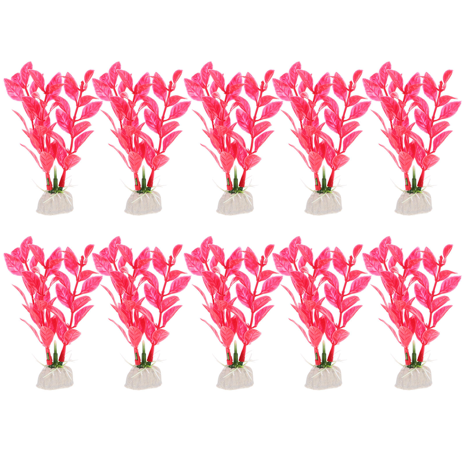 LOLIPPYY 10Pcs Red Aquarium Decorative Tree Twig Fish Tank Accessories ...