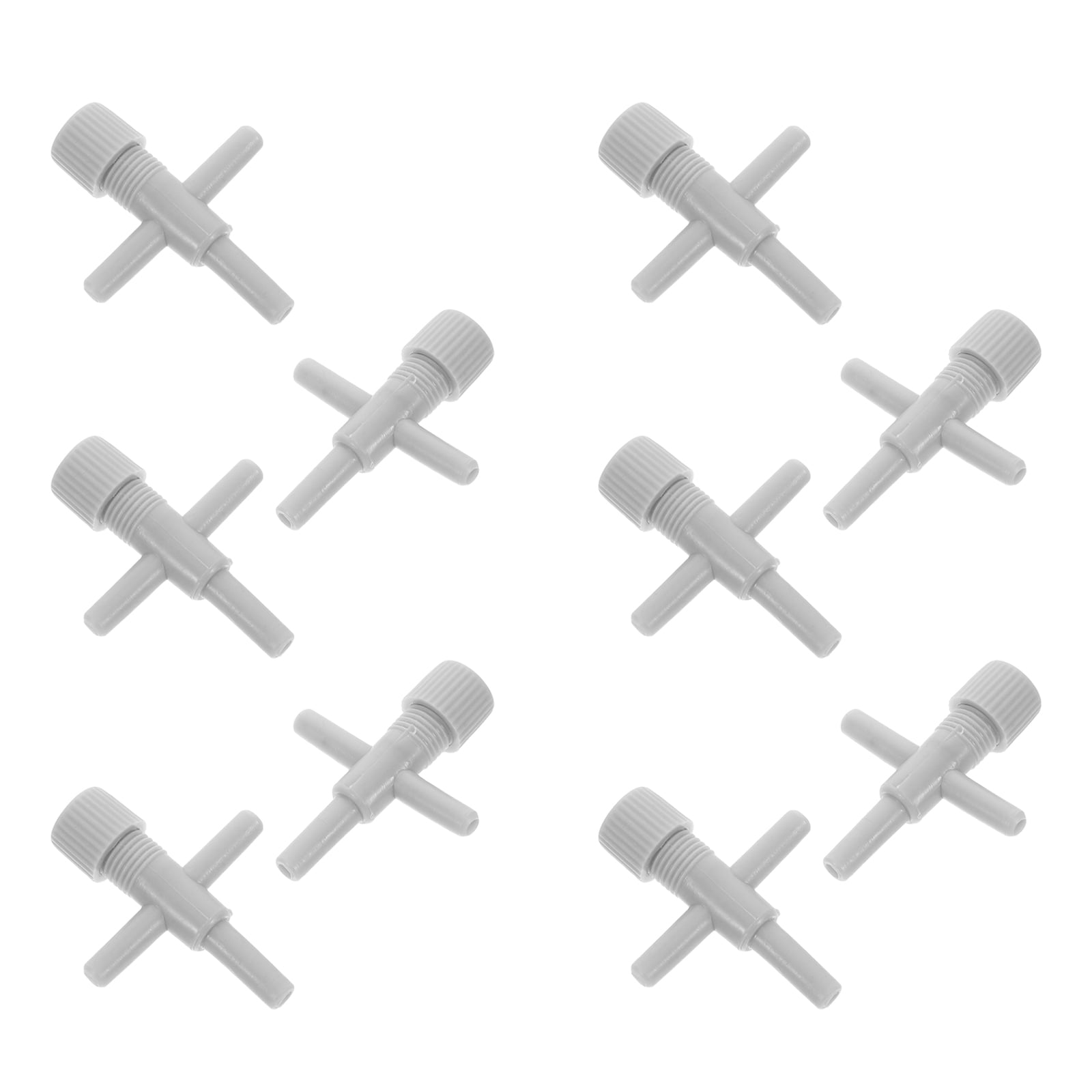LOLIPPYY 10Pcs Reusable Plastic Aquarium Control Valve with Adjustable ...