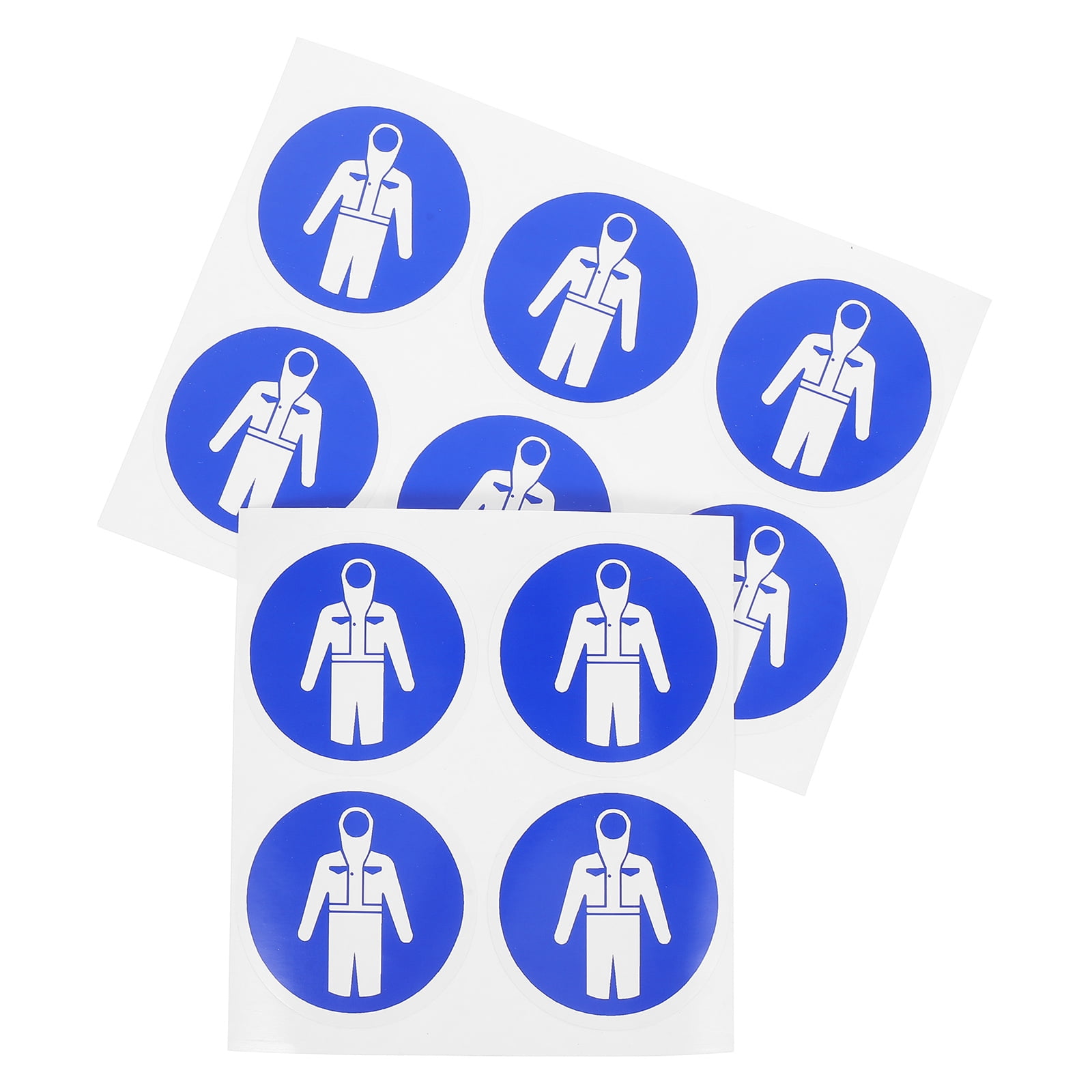LOLIPPYY 10Pcs Self Adhesive Safety Warning Signs Sticker for ...