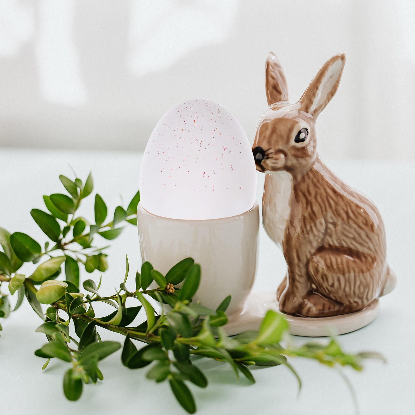LOLIPPYY 10Pcs White Simulated Egg Models Foam Decorative Accessories ...