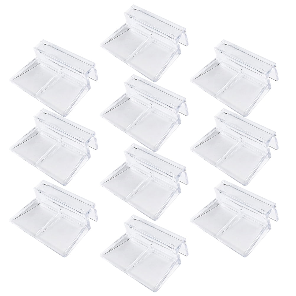 LOLIPPYY 10pcs Fish Tank Cover Clips for Glass Aquarium Lids Easy ...