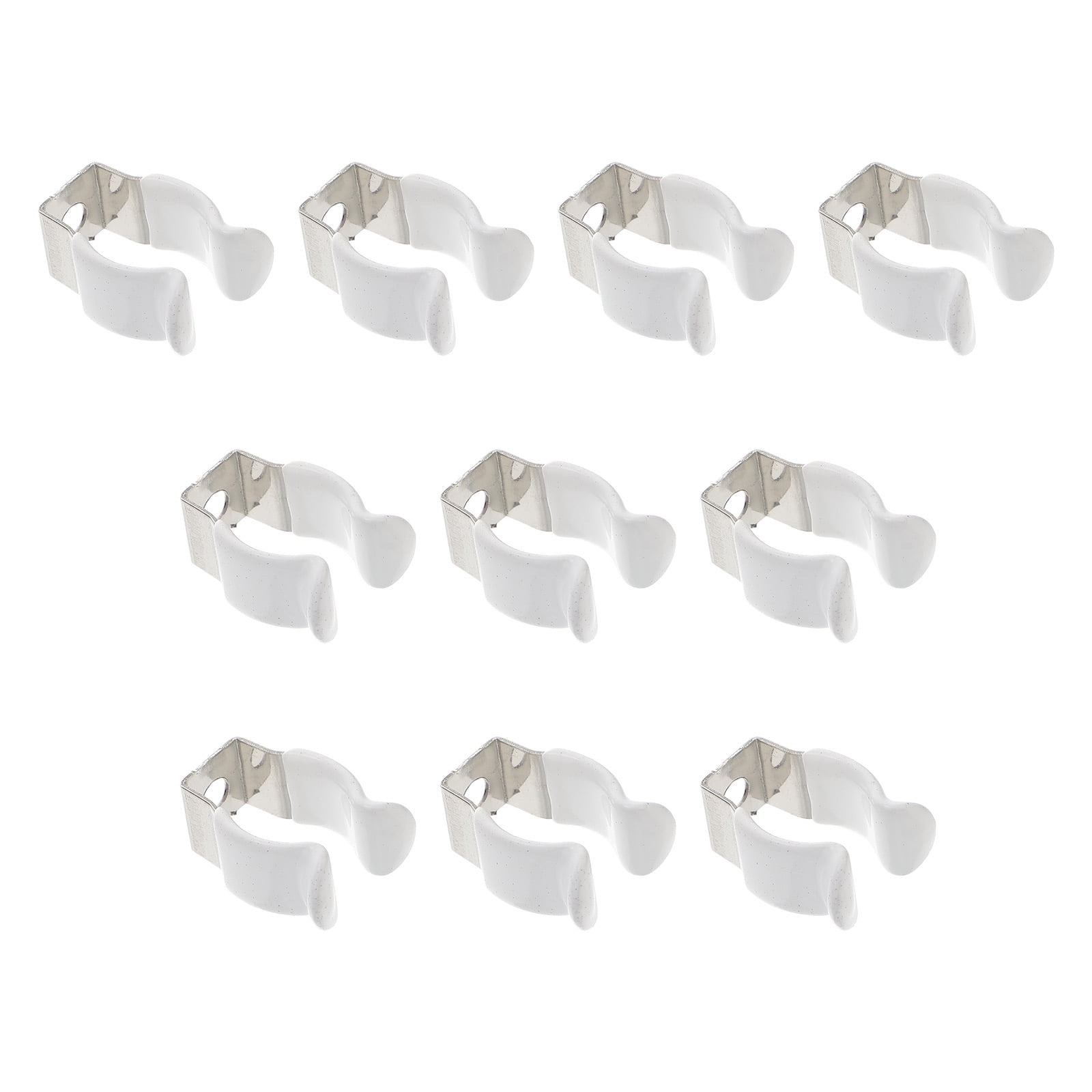 LOLIPPYY 10pcs LED Tube Clamps with Coating U Bracket Holders for ...