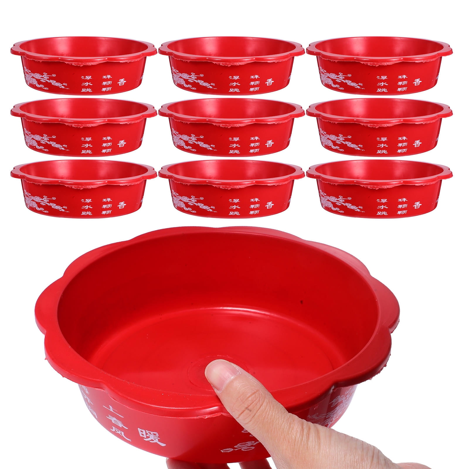 LOLIPPYY 10pcs Water Lotus Bowl Hydroponic Planter For Aquatic Plants ...