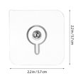 LOLIPPYY 12 Pcs Square Shape Wall Hooks for Simple Style Home Decor ...