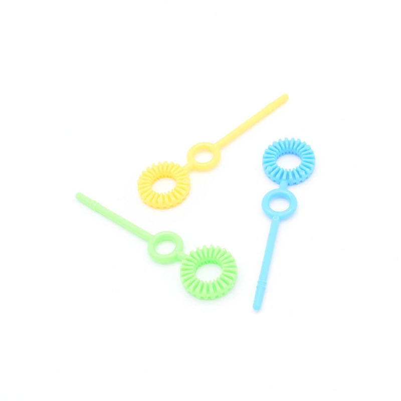 LOLIPPYY 120pcs Bubble Wands: Bubble Blowing Kit Maker Toy For ...