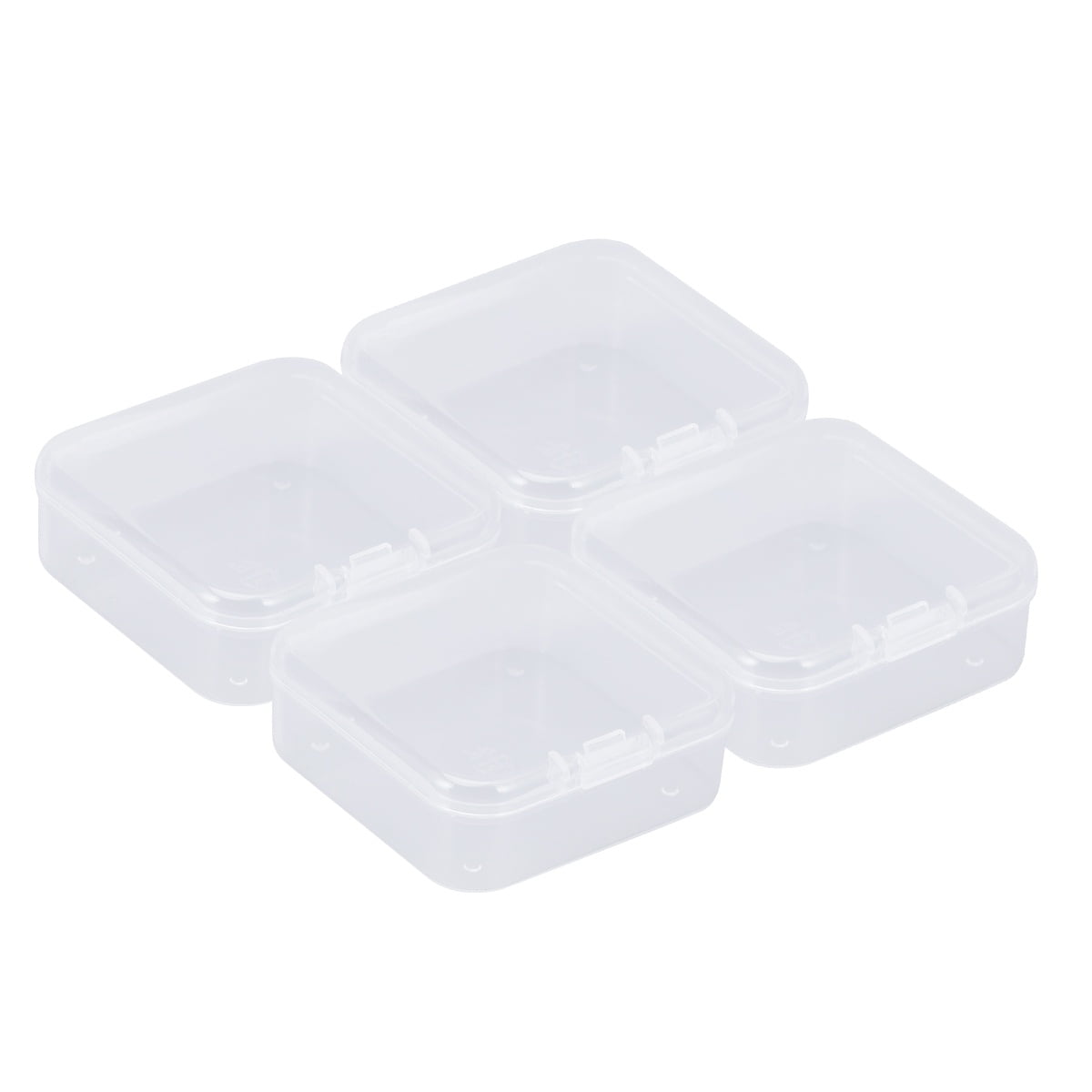 LOLIPPYY 12Pack Clear Boxes for Jewelry Storage Case and Bead Case 5 ...