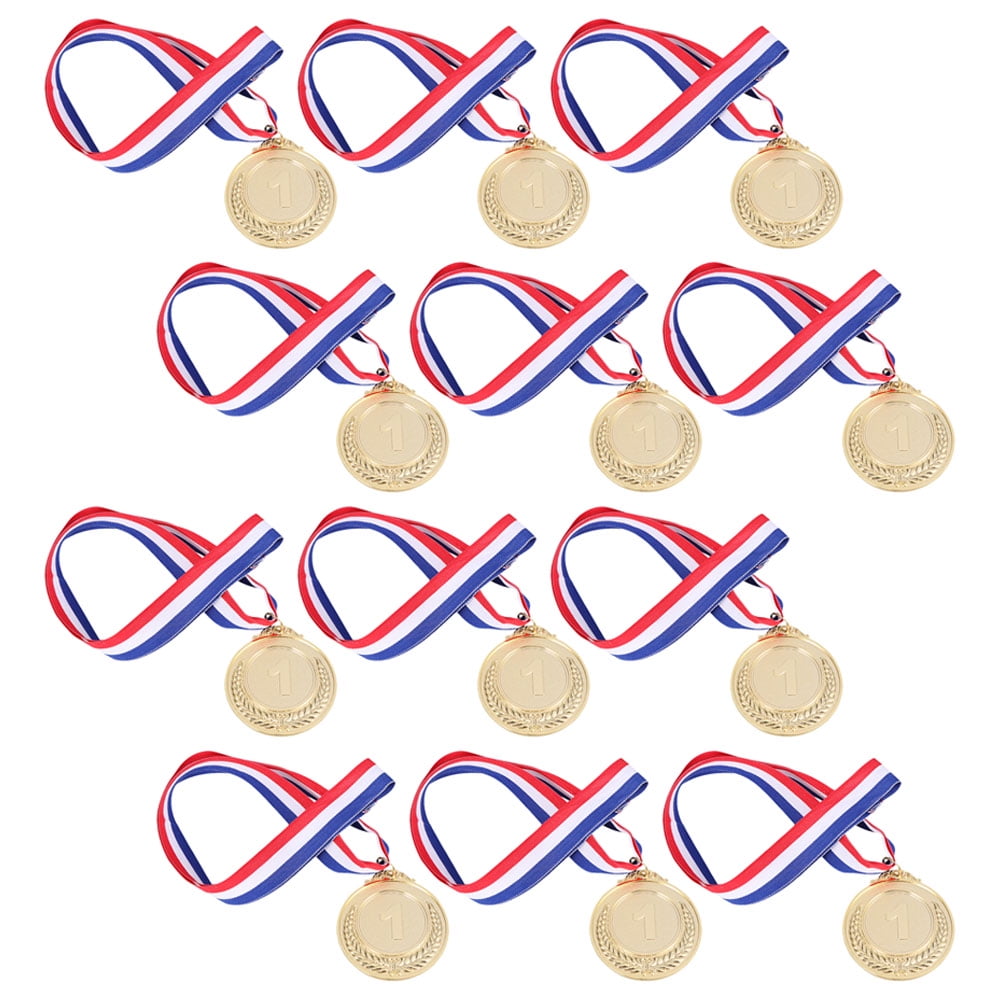 LOLIPPYY 12Pcs Metal Sports Medals for Competition and School Award ...