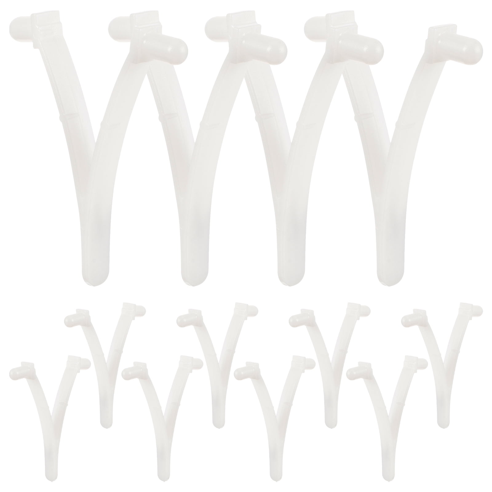 LOLIPPYY 12Pcs Pool Skimmer Net Attachment V Clips Plastic Replacement ...