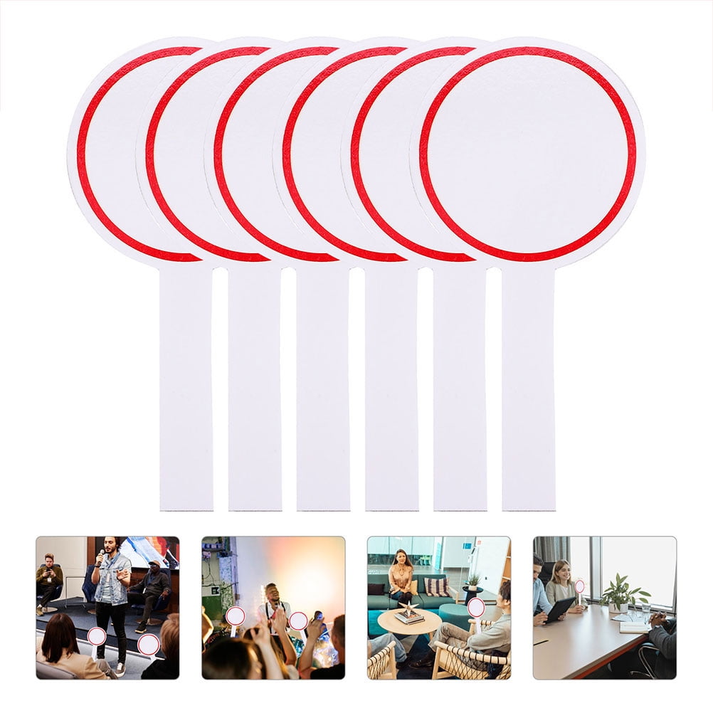 LOLIPPYY 12Pcs Red Reusable Scoreboards Single Side Erasable ...