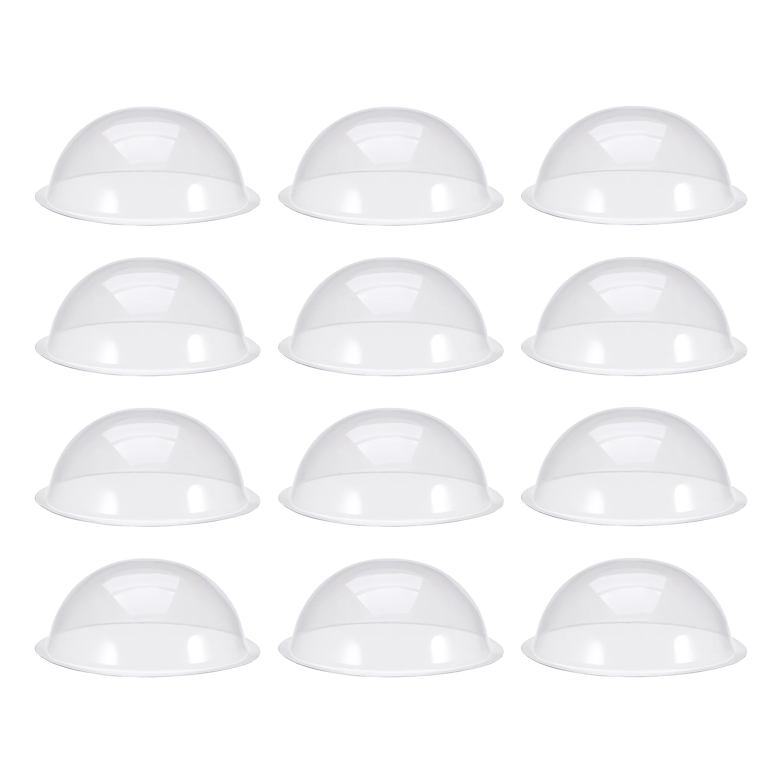 LOLIPPYY 12Pcs Transparent Plastic Cloche Domes for Craft Projects and ...