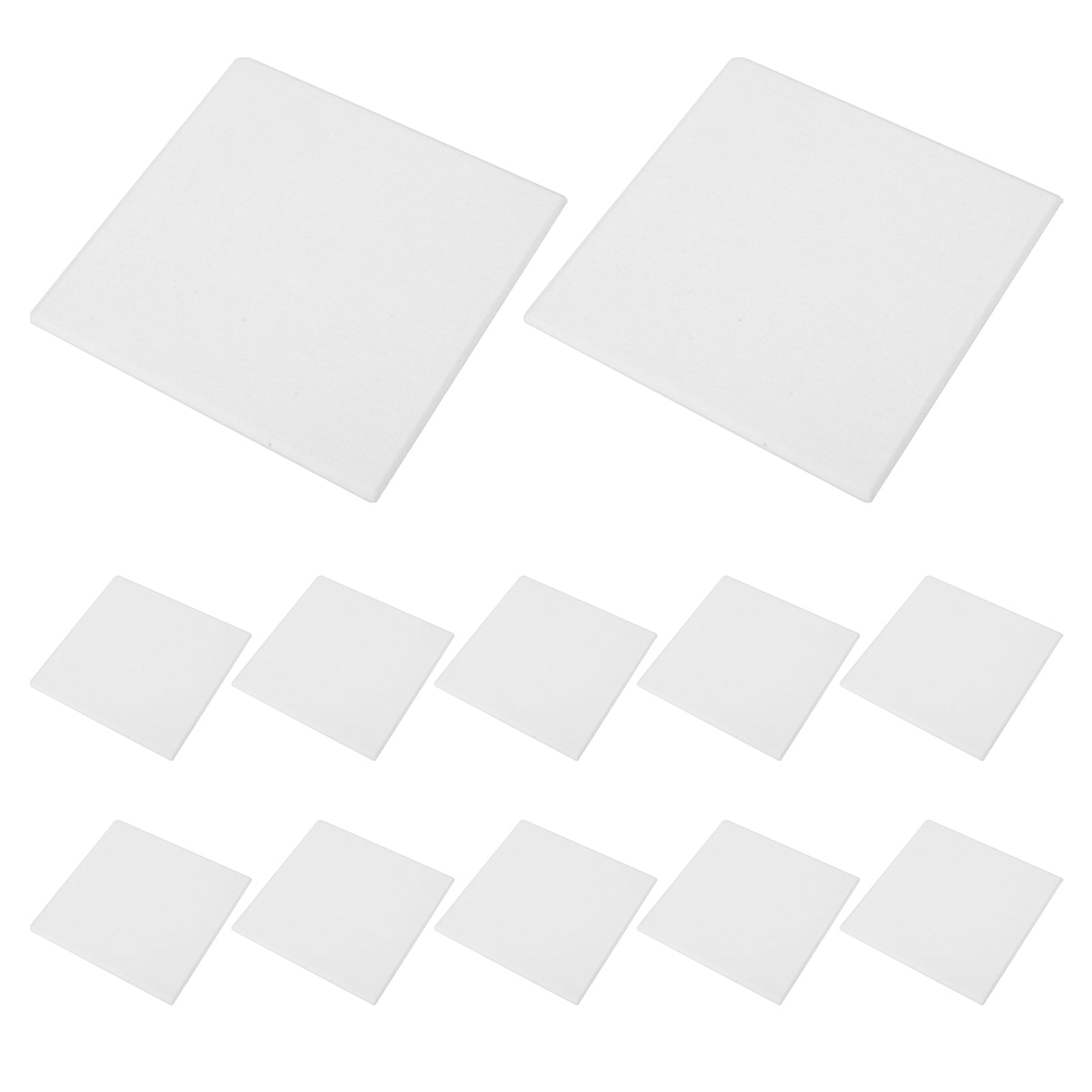 LOLIPPYY 12pcs White SelfAdhesive Sound Proof Foam Panels for Acoustic ...
