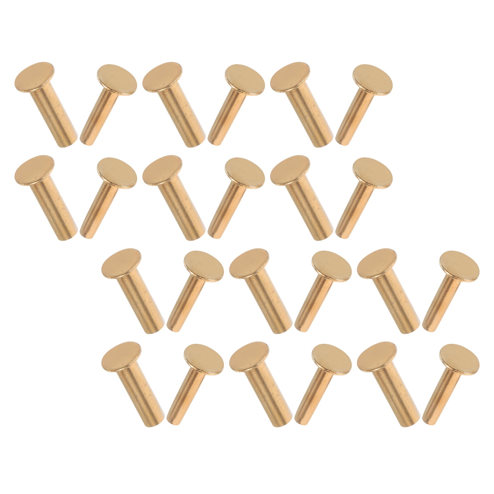 LOLIPPYY 14Pairs Cutlery Rivet Screws Copper Handle Pins for Chef ...