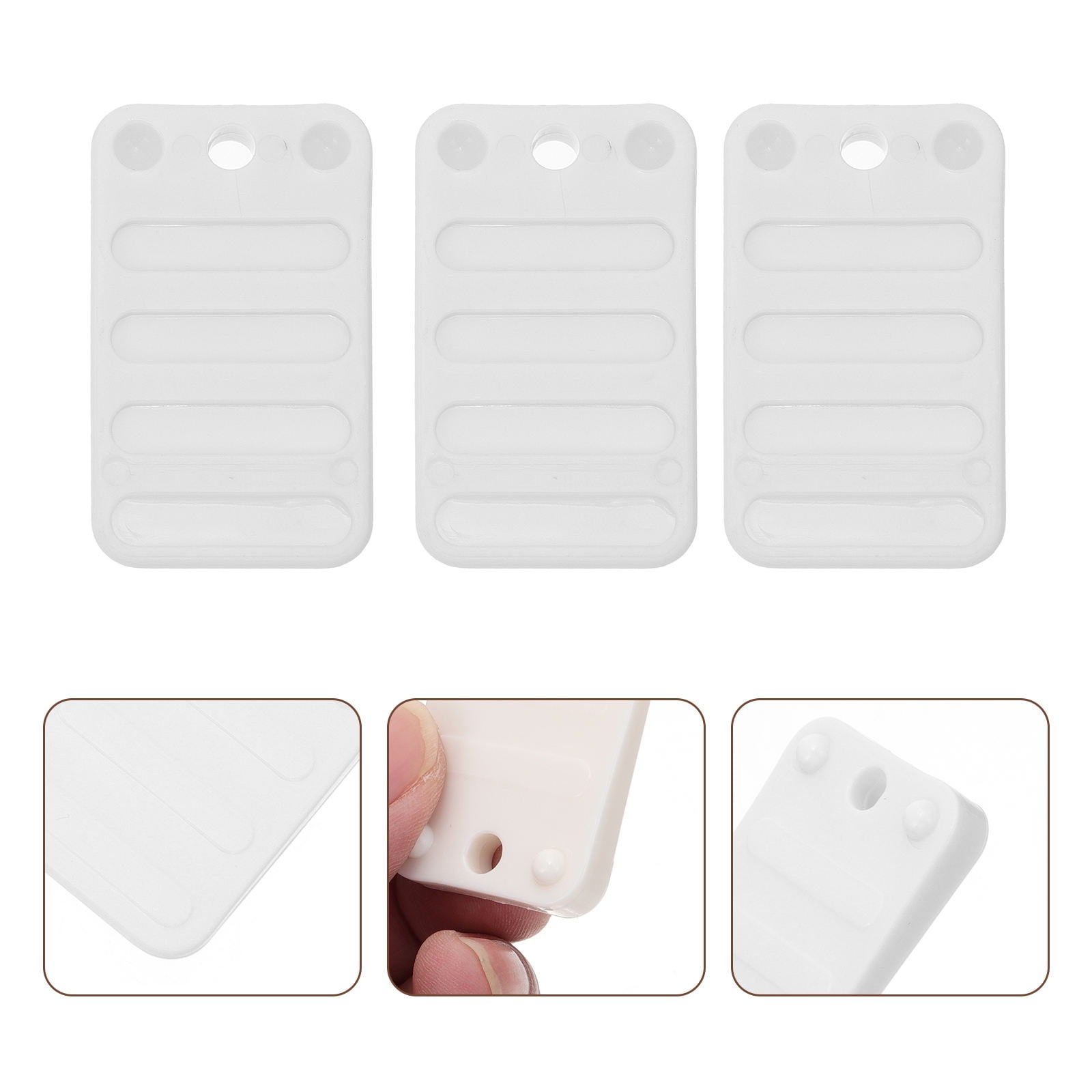 LOLIPPYY 15Pcs Leveling Shims for Furniture Rectangular Beige Good ...