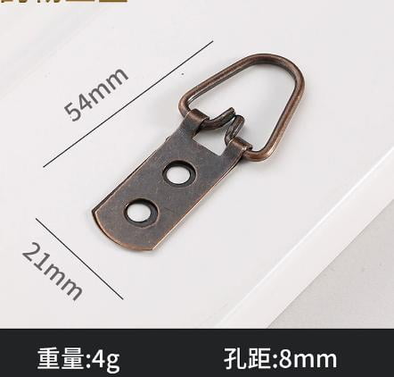 LOLIPPYY 15-Piece Heavy-Duty D- Picture Hangers with Screws for Hanging ...