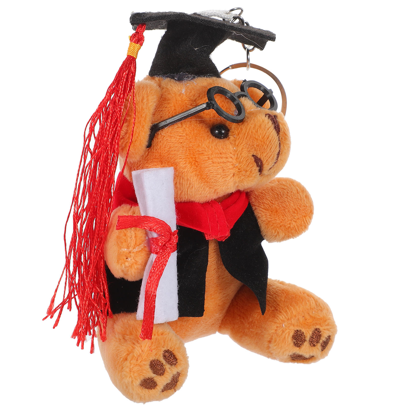 LOLIPPYY 16Pack Mini Bear Keychain with Cartoon Style Graduation Cap ...