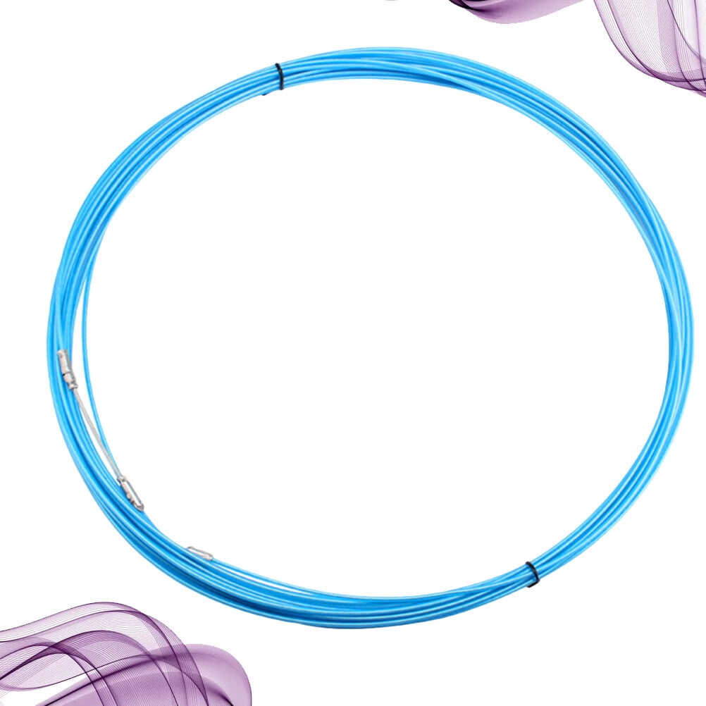 LOLIPPYY 1Pack Blue Metal Threader for Floor Conduit Wiring 4 mm Flat ...