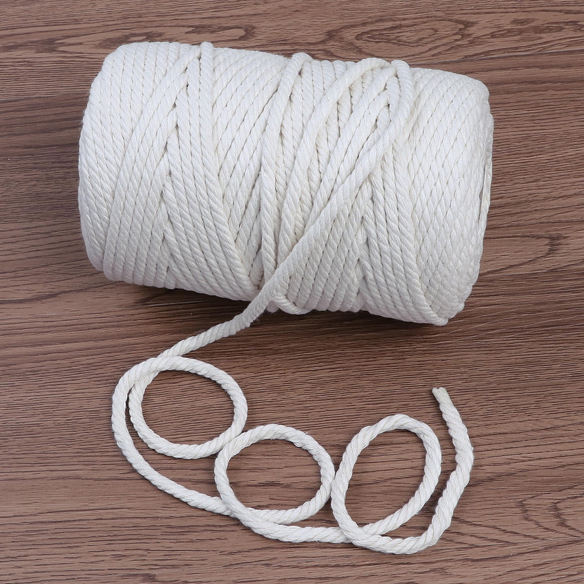 LOLIPPYY 1Pack Cotton Twine String for Crafts Made for Plant Hangers ...