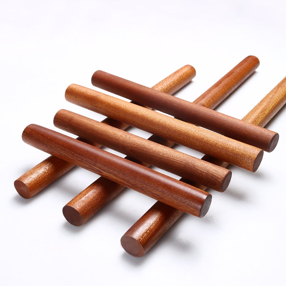 LOLIPPYY 1Pack Wood Dough Roller Nonstick Light Brown for DIY Baking ...