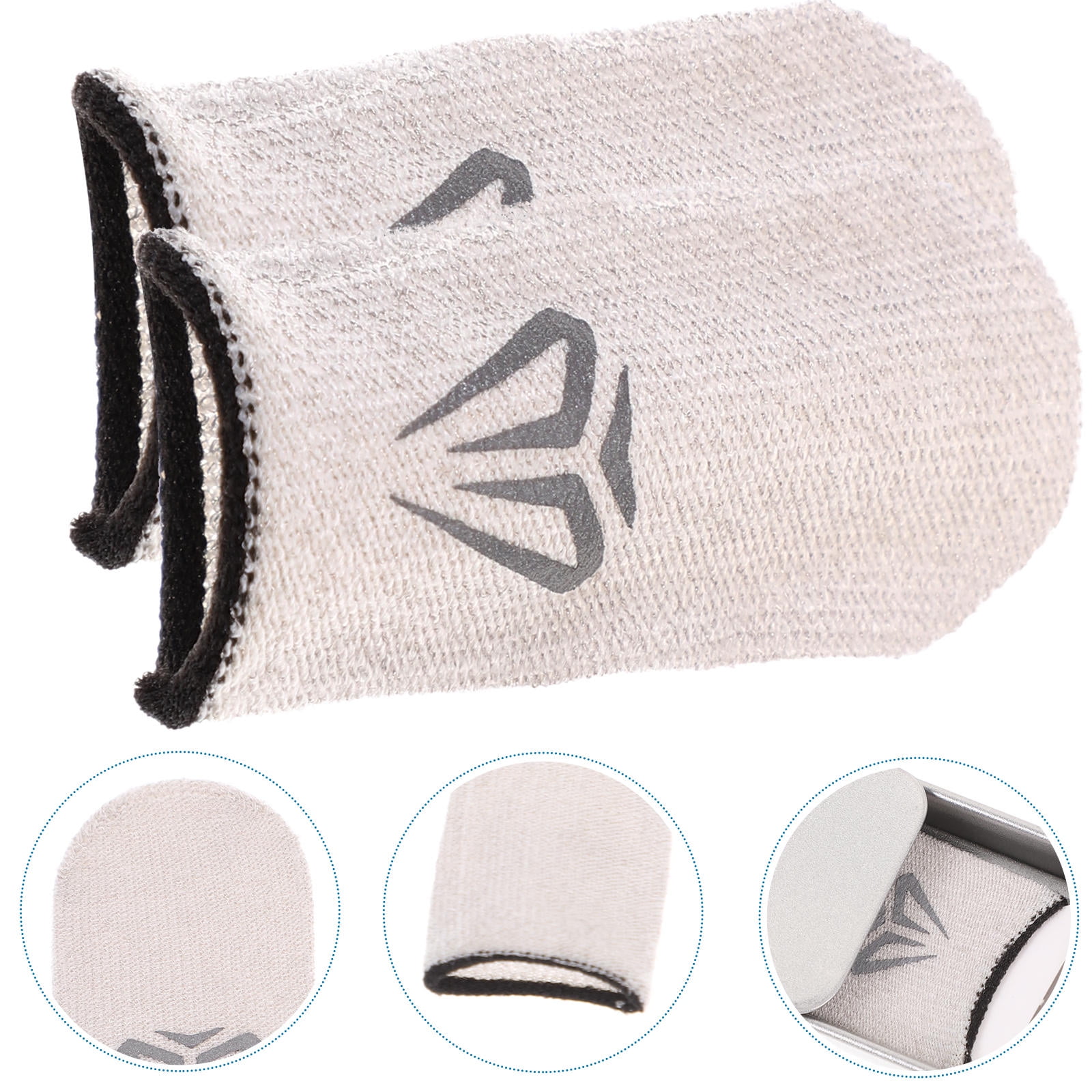 LOLIPPYY 1Pair Assorted Color Gaming Finger Covers Breathable Material ...
