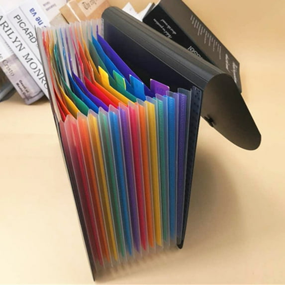 LOLIPPYY 1Pc Accordion Folder For Home Use A4 Size Document Organizer ...
