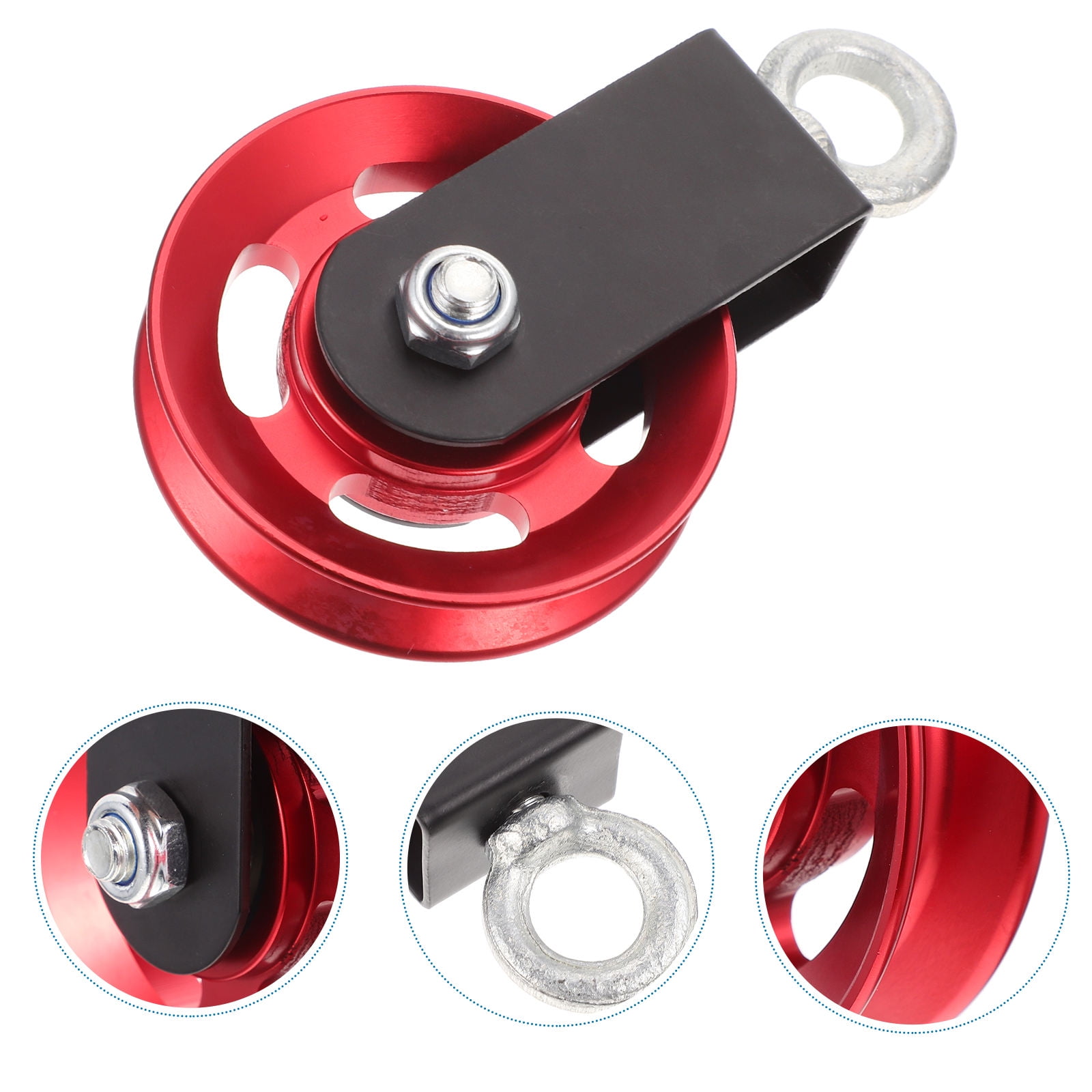 LOLIPPYY 1Pc Bearing Fitness Pulley Designed For Mechanical Advantage ...