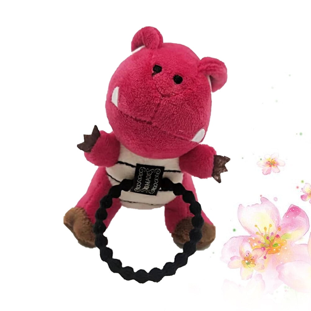 LOLIPPYY 1Pc Plush Red Hair Tie with Elastic Tyrannosaurus Shape for ...