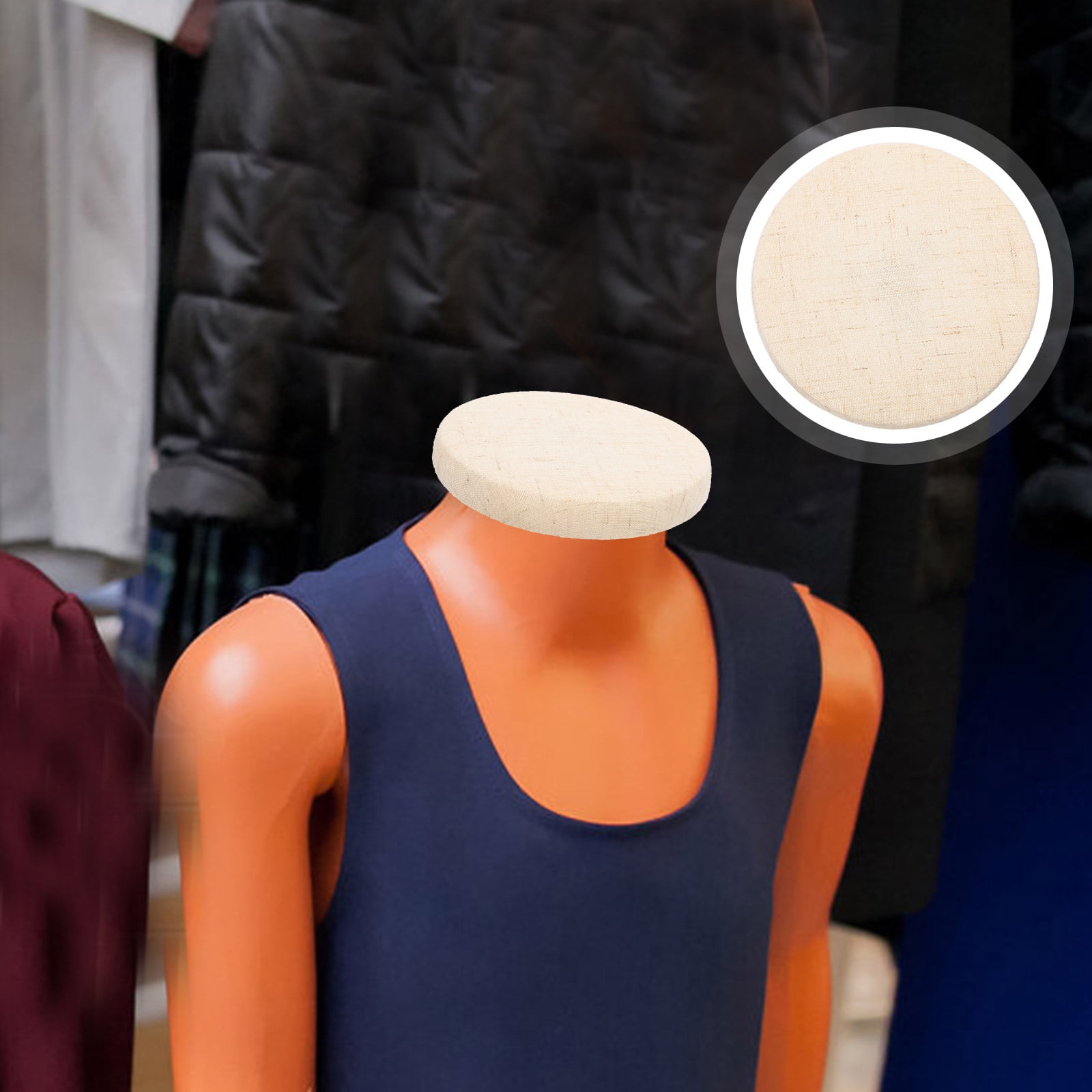 LOLIPPYY Female Clothing Display Mannequin Torso Cover in Khaki, 1 ...