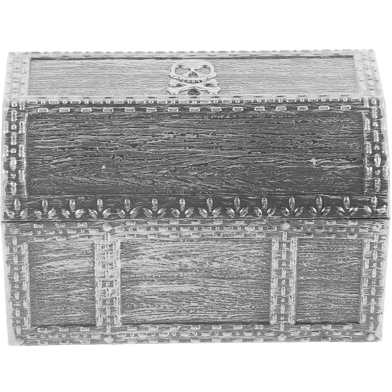 LOLIPPYY 1Pcs Miniature Pirate Treasure Chest Box For Kids Party Favor ...