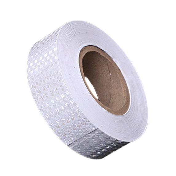 LOLIPPYY Pvc Fluorescent Safety Reflective Tape White 1Pcs 984.25In X 1 ...