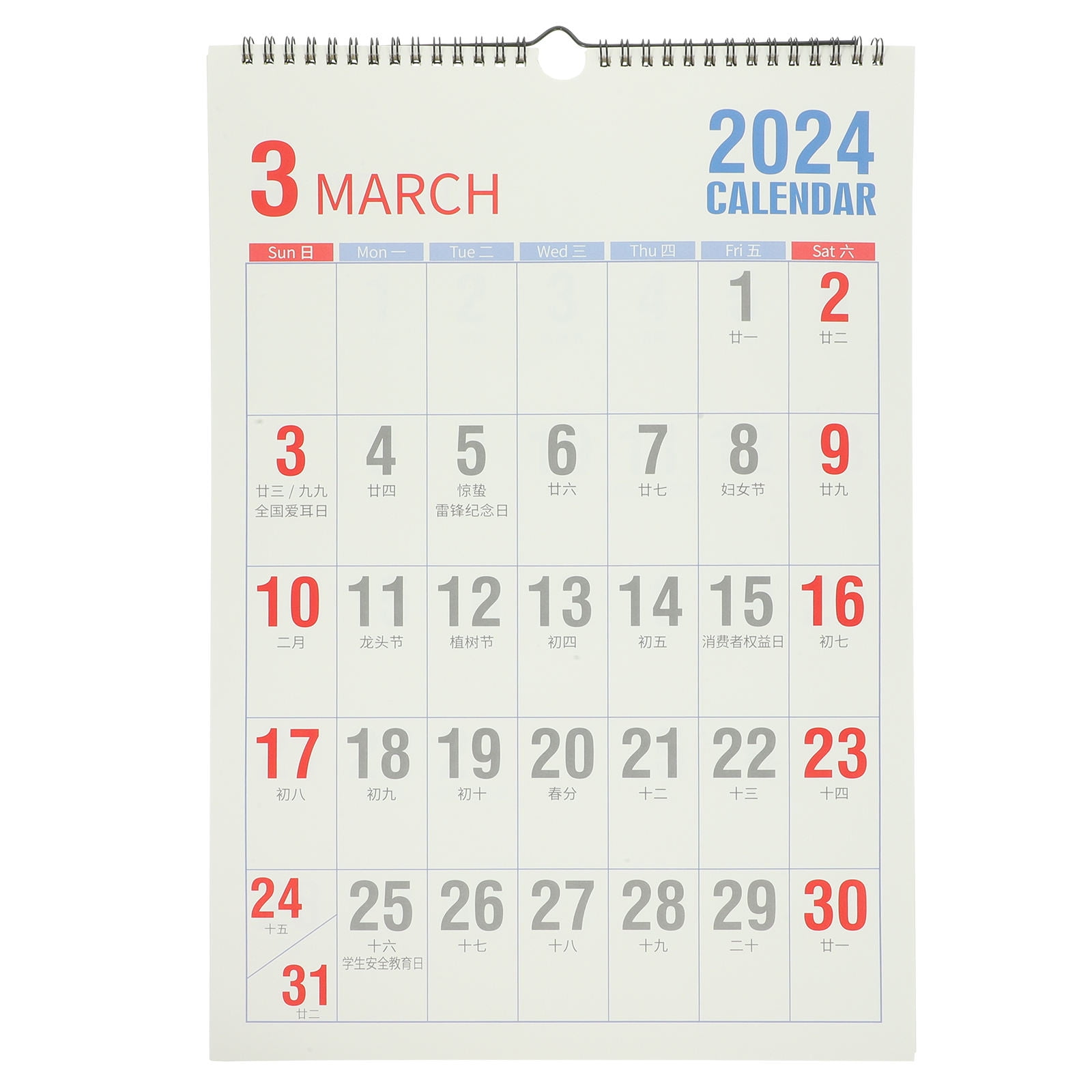 LOLIPPYY 1Pcs Schedule Planning Calendars Rectangular Shape for Home ...