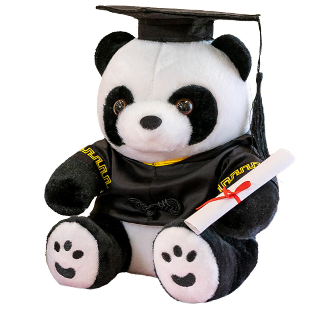LOLIPPYY Graduation Bear Decoration Black 1Pcs 9.8X7.1X6.3In - Walmart.com