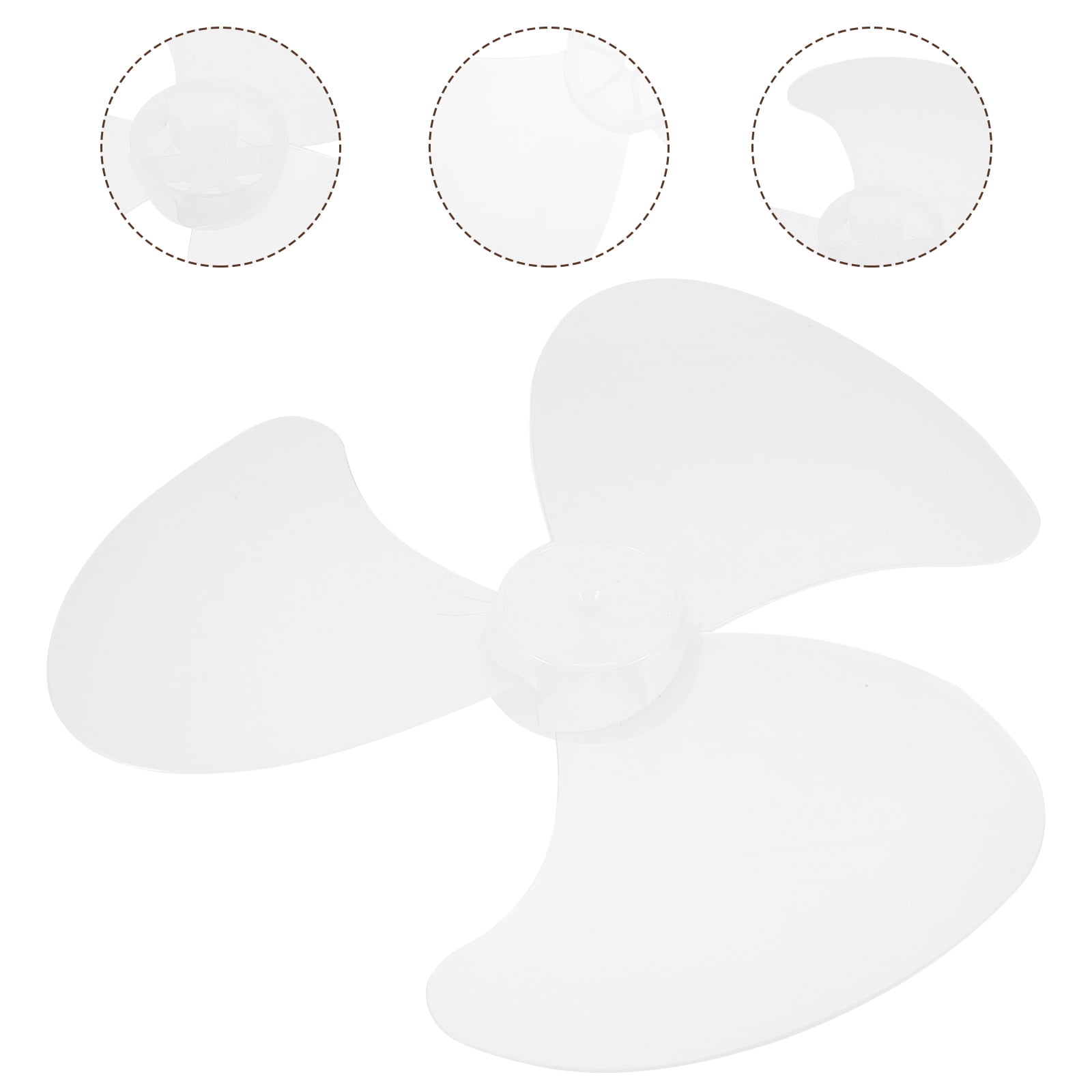 LOLIPPYY 1Set Fan Blades for Table Fan in Triple-leaf Shape for Home ...