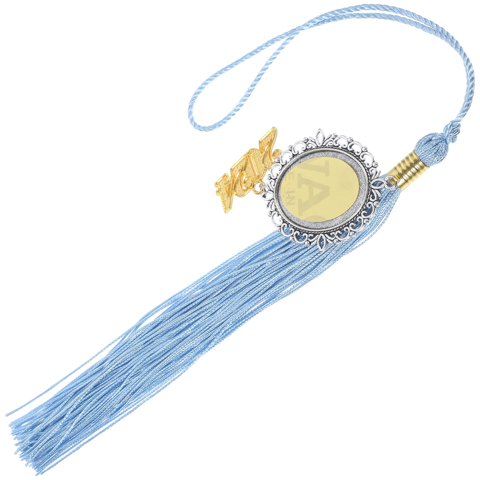 LOLIPPYY 1Set Graduation Cap Tassel Charm Blue Tassel Shape Hanging ...