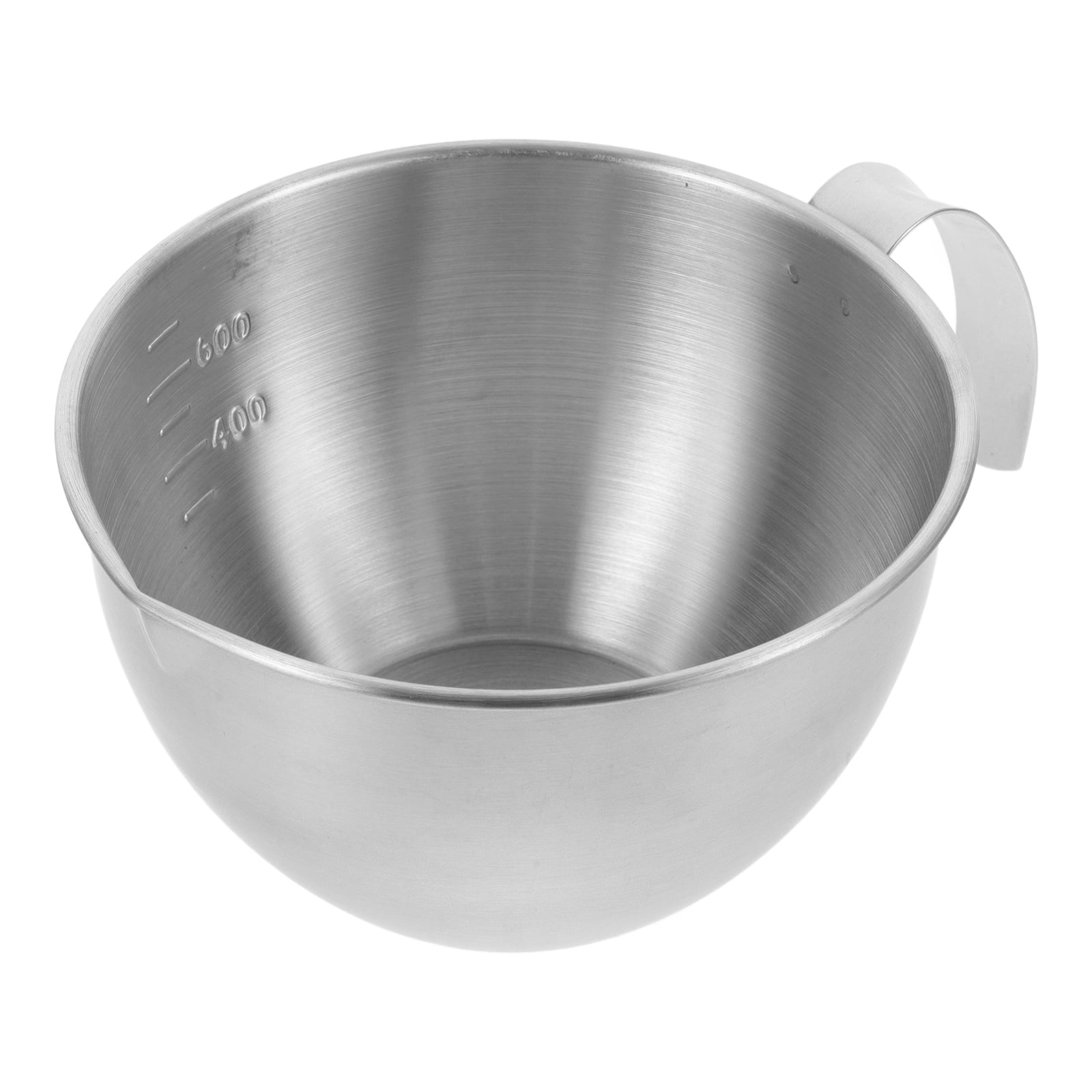 LOLIPPYY Metal Kitchen Bowls Stainless Steel Bowl Silver 1Pcs 14.30X13 ...