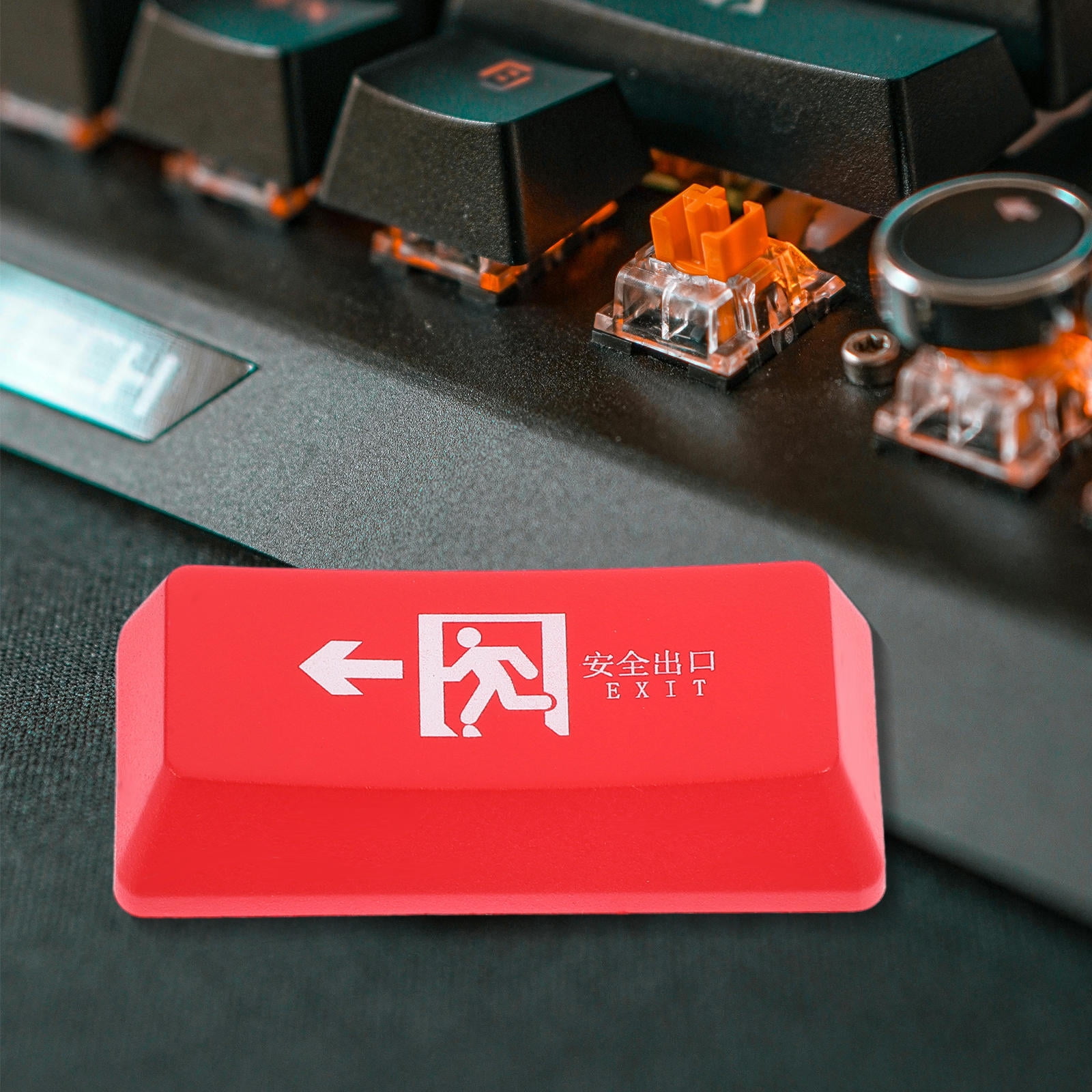 LOLIPPYY 1Set Red Enter Keycap Mechanical Keyboard Component With Oil ...