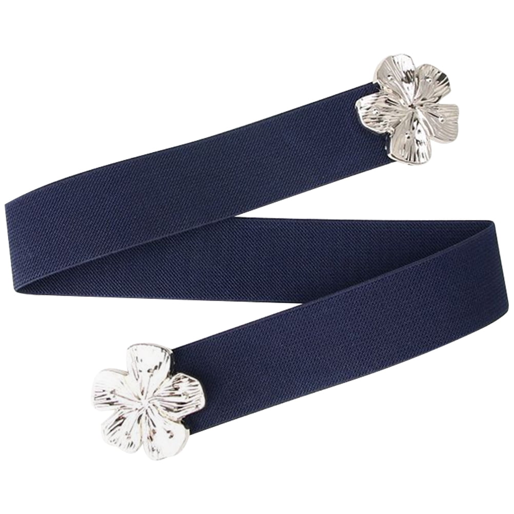 LOLIPPYY Set of Stretchy Multi-Color Woven Cloth Belts for Women, Flat ...