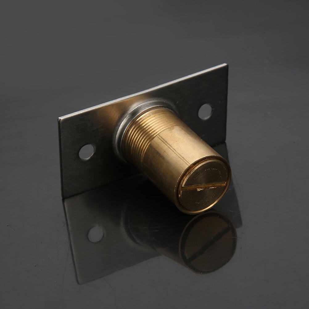 LOLIPPYY 2 Set of Universal Replacement Shed Door Catch Brass Round ...