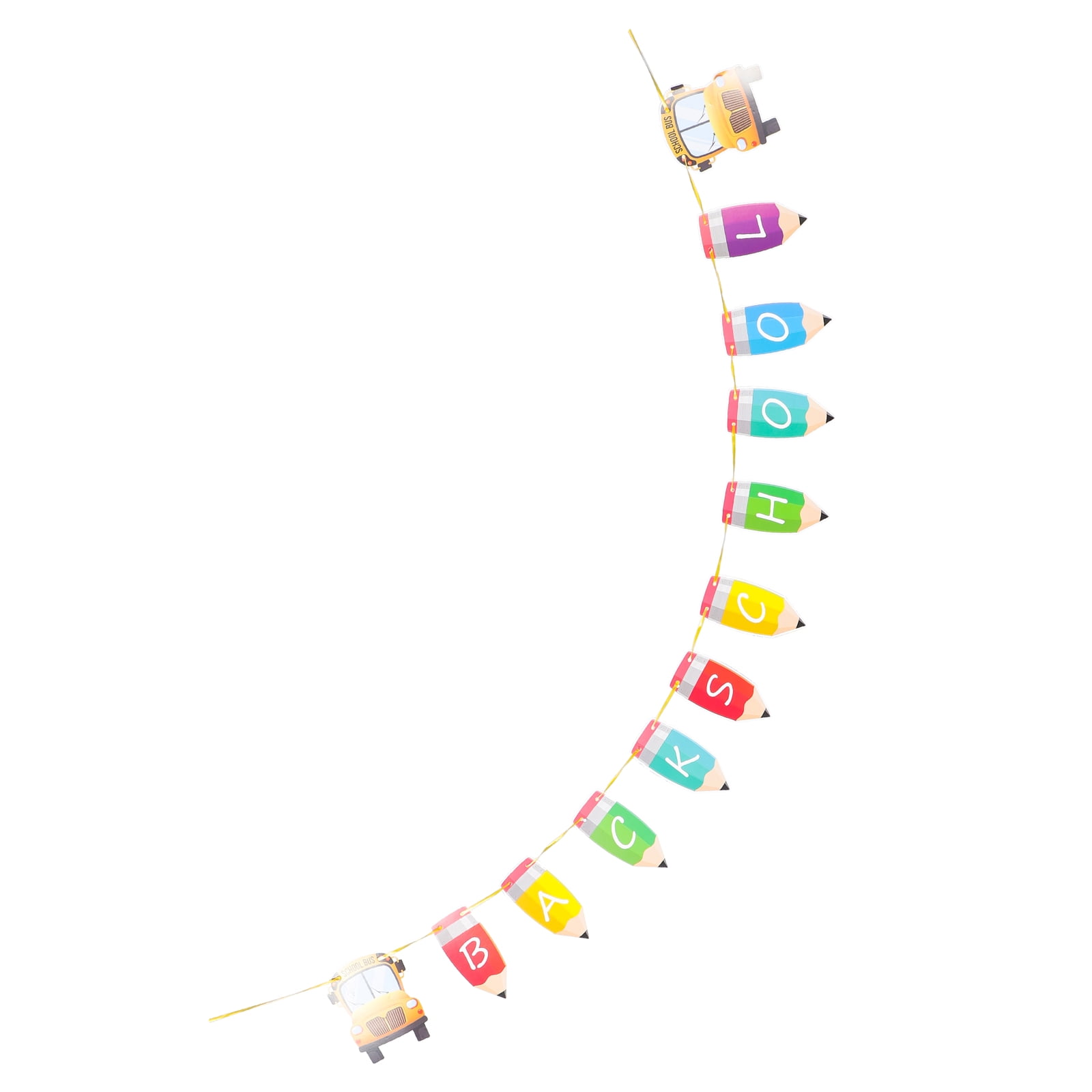 LOLIPPYY 2 in 1 Set Welcome Classroom Banner Fish Tail Paper Assorted ...