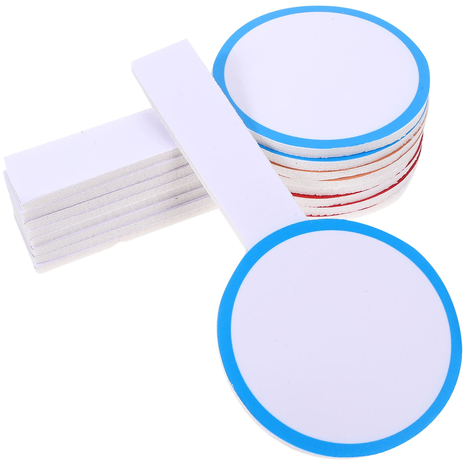 LOLIPPYY 20 Pack Mini Handheld Whiteboards for DIY Use Flexible Board ...