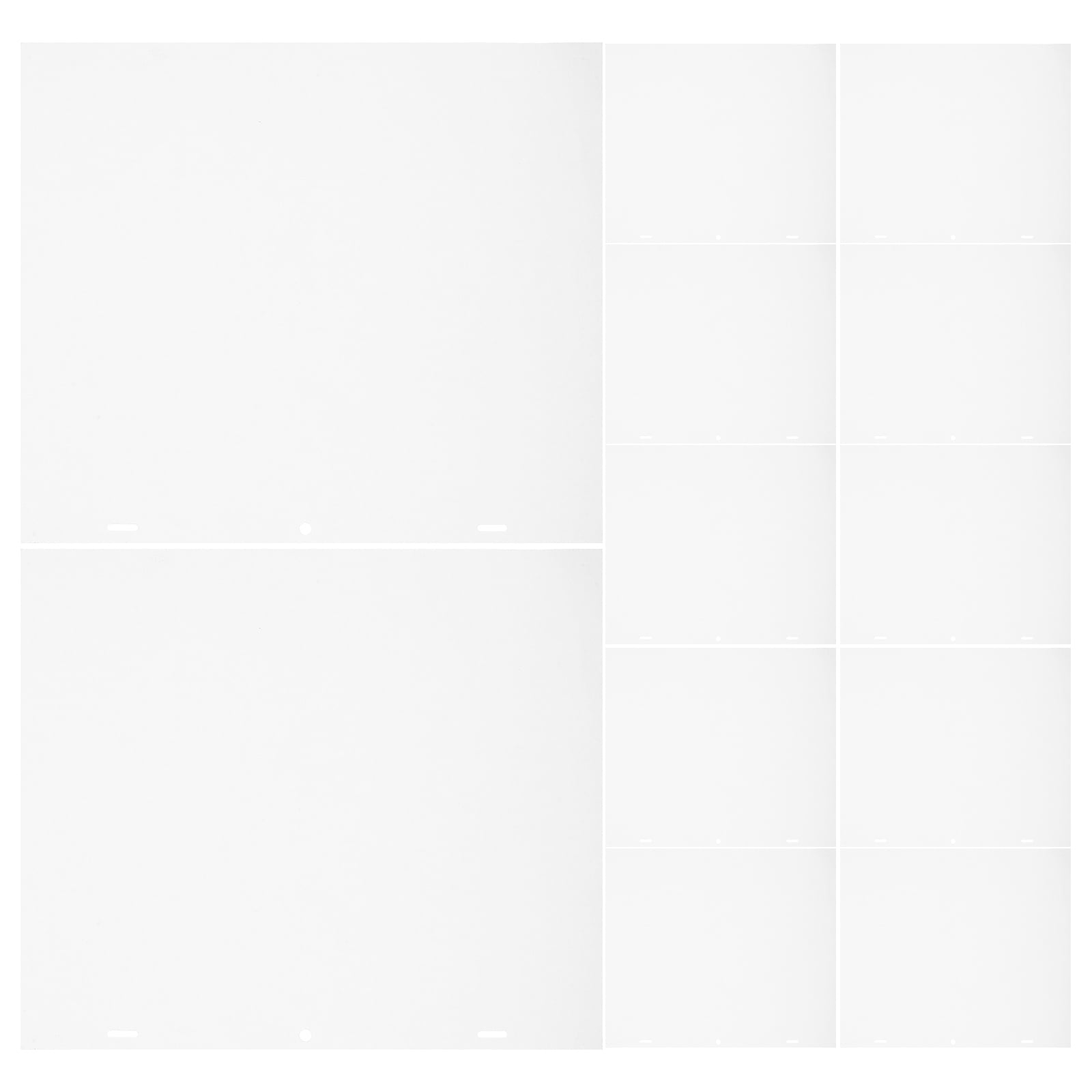 LOLIPPYY 200Pcs Animation Drawing Paper with Holes White Artist Grade ...